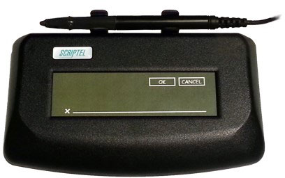 Scriptel ST1401 Electronic Signature Pad - Barcodesinc.com