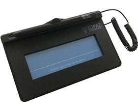 Topaz T-L460-HSB-R Electronic Signature Pad - Barcodesinc.com