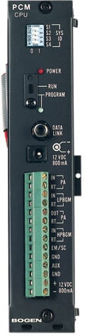 Bogen PCMCPU Central Processing Unit - Barcodesinc.com