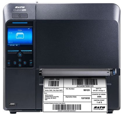SATO CL6NX Plus Barcode Label Printer - Barcodesinc.com