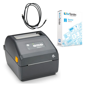 Zebra ZEBRA-STARTER-PRINTER-BUNDLE Barcode Printer - Barcodesinc.com