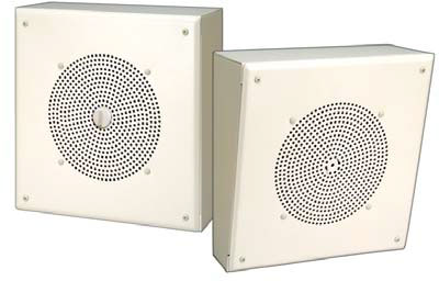 Bogen Self-Amplified Metal Box Speakers - Barcodesinc.com