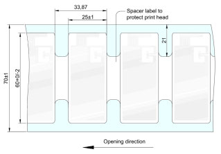 Zebra Silverline Blade II RFID Inlay - Barcodesinc.com