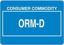 Other Regulated Material ORM-D Label - Big Sales Big Inventory and Same ...