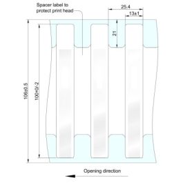 Zebra Silverline Slim II RFID Inlay - Barcodesinc.com