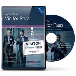 AlphaCard Visitor Pass Secure Client Software - Barcodesinc.com