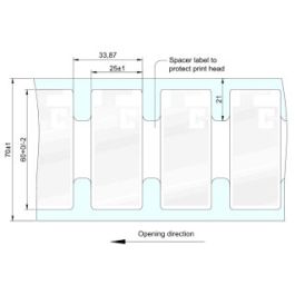 Zebra Silverline Blade II RFID Inlay - Barcodesinc.com