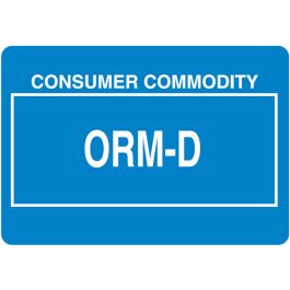 Other Regulated Material ORM-D Label - Barcodesinc.com