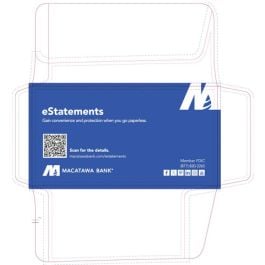 BCI MA190-Estatement Envelopes/Stationary - Barcodesinc.com