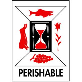 Packing International Perishable Label - Barcodesinc.com