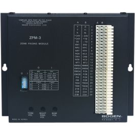 Bogen ZPM-3 3-Zone Paging Module - Barcodesinc.com