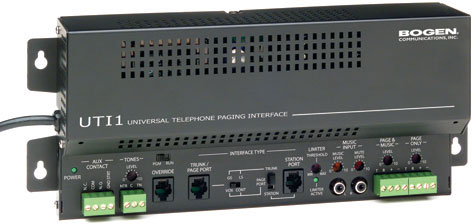 Bogen UTI1 Single-Zone Telephone Interface - Barcodesinc.com