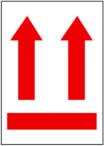 Packing Keep Upright Label - Barcodesinc.com